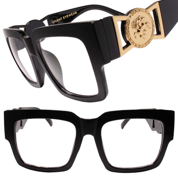 Kiss | Accessories | Look Rich Bling Horned Rim Luxury Square Hip Hop ...